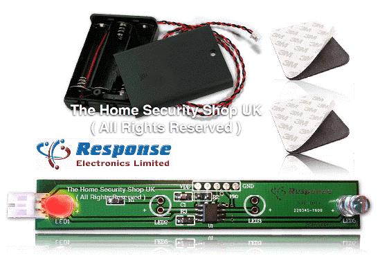 Response Alarms Official Dummy Alarm Box Inc 4 Year Flashing LED KIT ...