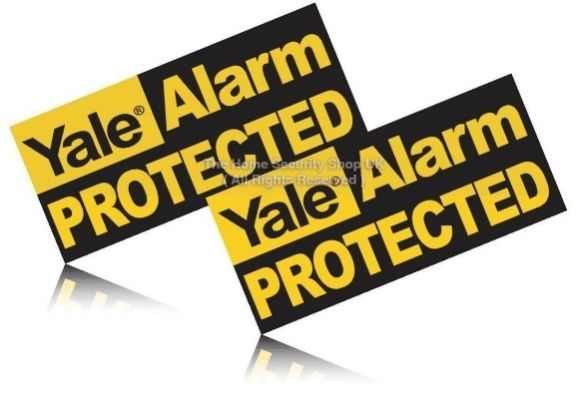 Yale Alarms HSA3000 Siren Battery KIT / INC GUIDE & WINDOW STICKERS ...